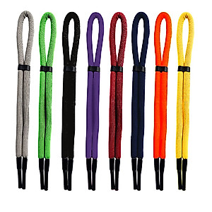DECKER Floating Sunglass Strap 8 Pcs Pack Glasses Float Adjustable Eyewear Retainer Safety outdoor Eyeglass Rope for Aquatic Sports surfing Sailboat Swimming (Mix color)