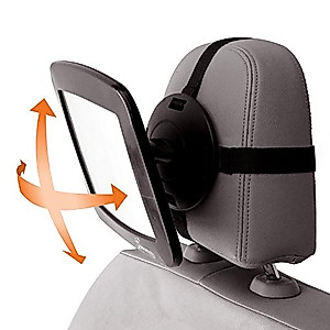 Dreambaby 360° Adjustable Rear Facing Baby Car Mirror - Wide Angle, Clear View Backseat Infant Mirror for Car