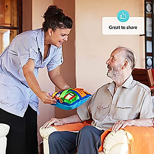 Dementia Pillow | Calming & Comforting Activities for Adults with Dementia | Fidget Pillow | Dementia Products for Elderly | Sensory Pillow | Helps with: Alzheimers, Dementia, Asperger’s & Autism