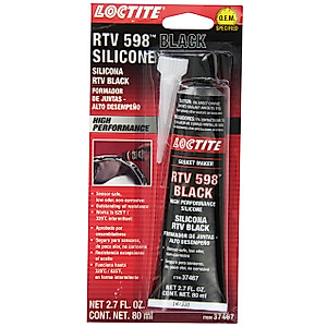 Loctite 37467 Black RTV 598 High Performance Silicone. 80 ml.