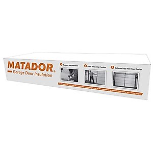 Matador SGDIK001 Garage Door Insulation, Large, White