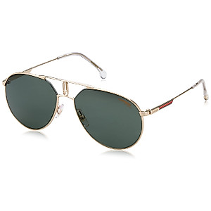 Carrera CARRERA 1025/S PEF Gold/Green CARRERA 1025/S Pilot Sunglasses Lens Ca , 59mm