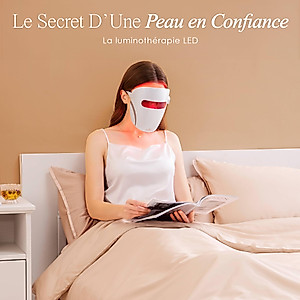 LED Light Therapy Mask by Project E Beauty | Infrared, Red & Blue Light Therapy | Collagen Boost | Anti-Wrinkle | Wireless Face Mask | Advanced Skincare | All Skin Types