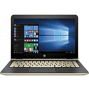 HP 2016 X360 Touchscreen 13.3-inch FHD 1920 x 1080 2-in-1 Convertible Laptop (Intel Core i5-6200U, 8GB RAM, 128GB SSD, HDMI, IPS, Backlit Keyboard, Bluetooth, 802.11ac, Win10- Modern Gold)