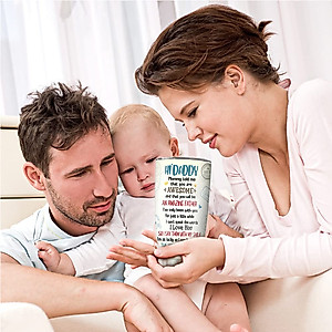 365FURY 1st Fathers Day New Dad Gift - First Fathers Day Best Gifts From Baby Son Girl Wife - New Dad Travel Coffee Mug- First Time Dad Double Wall Vacuum Insulated Stainless Steel Tumbler 20oz