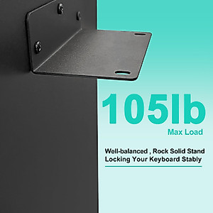 penypeal L85 Keyboard Stand for Adult Compatible for Yamaha P71//P45/P-125/P-128/P35Keyboard, Wooden, Black