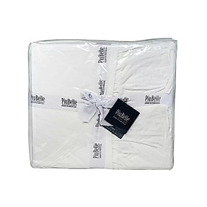 Piubelle Piu Belle Portugal Luxury Queen Size 3 Piece White Ruffle Duvet Cover Set Premium Quality 100% Cotton Shabby Chic Style