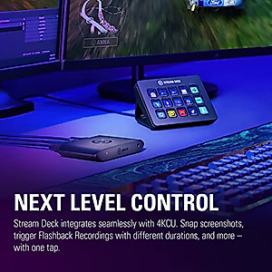Elgato HD60 X - Stream and record in 1080p60 HDR10 or 4K30 with ultra-low latency on PS5, PS4/Pro, Xbox Series X/S, Xbox One X/S, in OBS and more, works with PC and Mac