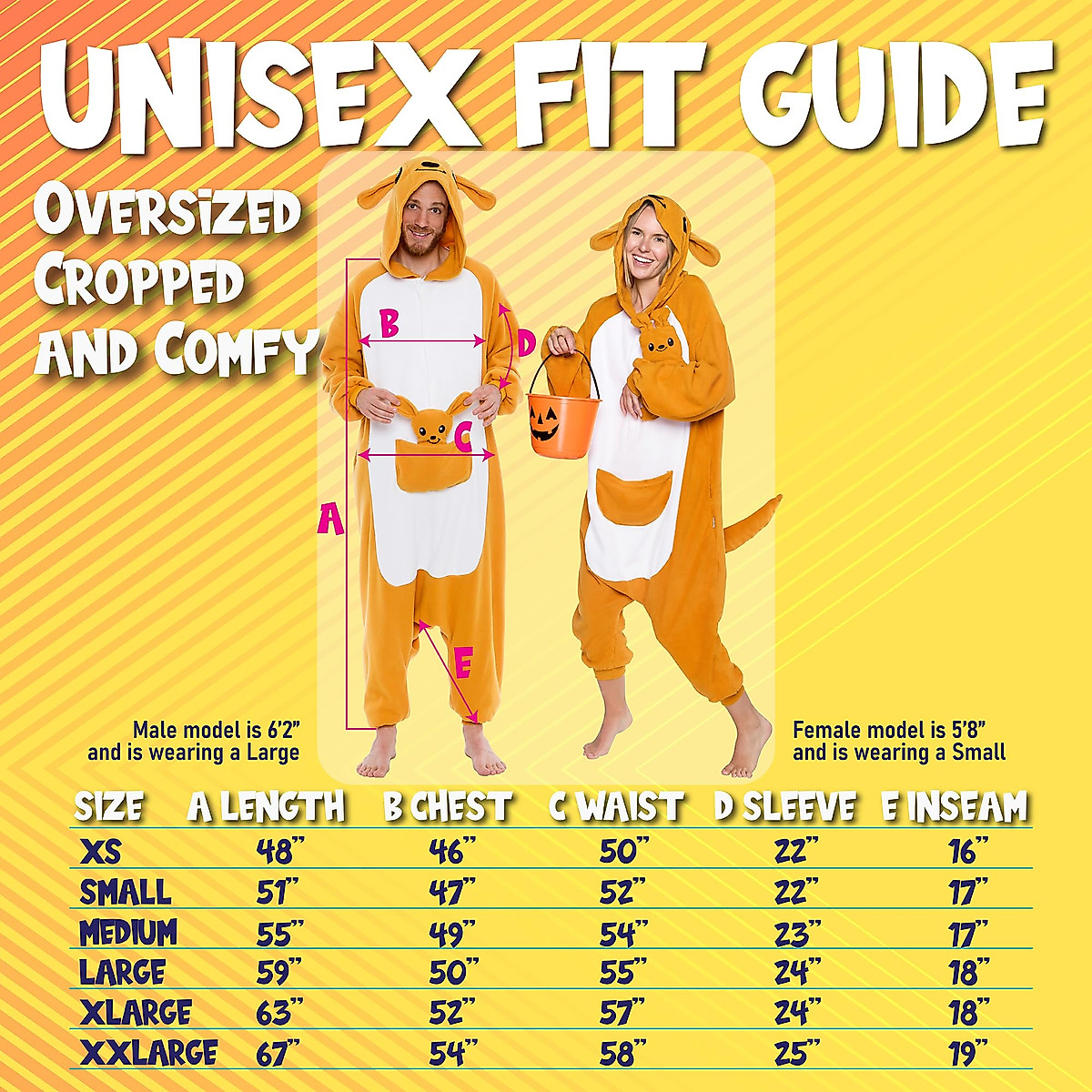 Funziez! Adult Onesie Halloween Costume - Animal and Sea Creature - Plush One Piece Cosplay Suit for Adults, Men and Women