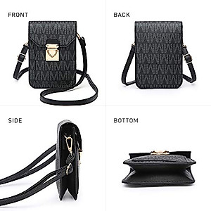 MKP Women Fashion Signature Lightweight Cute Small Crossbody Bags Cell Phone Purse Wallet Shoulder Bag With Snap Closure