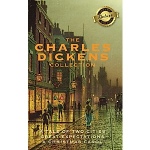 The Charles Dickens Collection: (3 Books) A Tale of Two Cities, Great Expectations, and A Christmas Carol (Deluxe Library Edition)