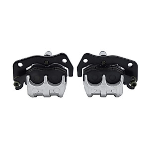Hity Motor Front Brake Caliper Left and Rignt Set With Brake Pads For YAMAHA UTV RHINO 700 YXR 700 2008-2011 RHINO 660 YXR 660 2004-2007 Rhino 450 2006-2009