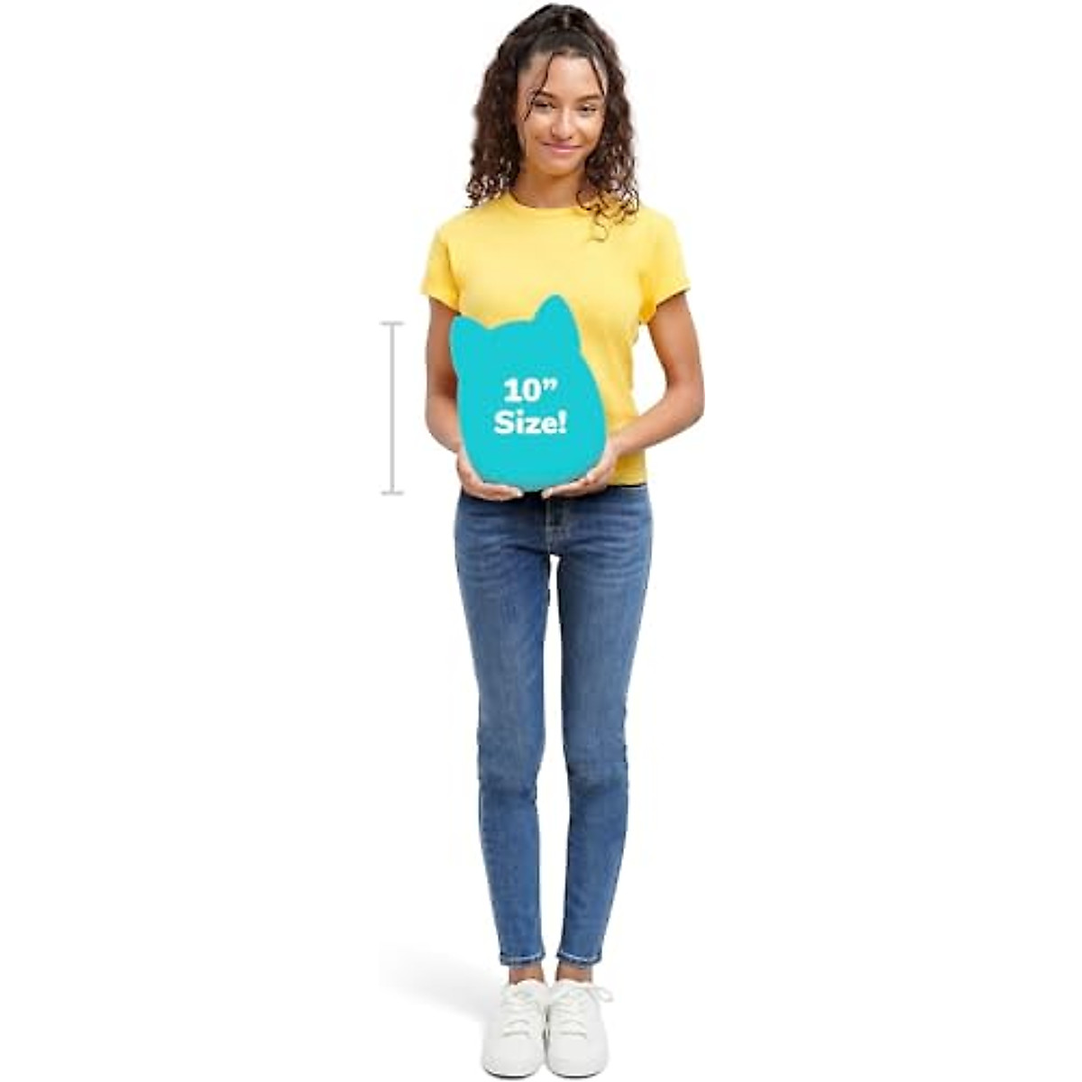 Squishmallows Original 10-Inch FiFi The Fox - Official Jazwares Plush - Collectible Soft & Squishy Fox Stuffed Animal Toy - Add to Your Squad - Gift for Kids, Girls & Boys