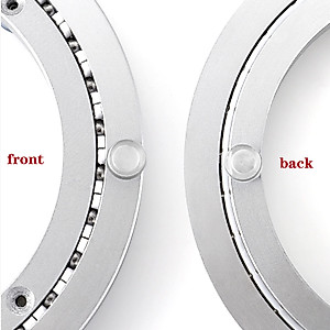 Swivel Turntable, Aluminium Alloy Turntable Bearing, Lazy Susan Heavy Duty Rotating Bearing Turntable Round Dining Table Smooth Swivel Plate Dining Table, Ball Bearing Aluminium Alloy Swivel Turntable