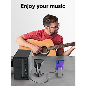 CableCreation 3.5ft 3.5mm to RCA Cable, Stereo Y Splitter Cord for Echo Dot, Smartphone, MP3, Tablet, Speaker, HDTV