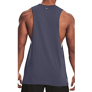 Project Titan Men's Workout Drop Arm Tank Top Cut Off Sleeveless Gym Shirt