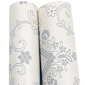 Yifely Victoria Style Self-Adhesive Shelf Drawer Liner Removable Countertops Protective Paper 45x300cm