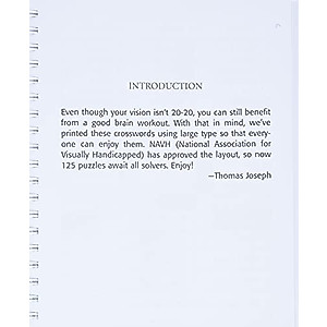 Large Print Crosswords #2