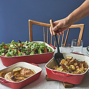 Staub Ceramic Baking Dish Set, 3pc, Cherry