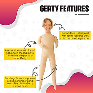 Gerty - Inflatable Friend for Your Dog| Dog Separation Anxiety Relief | Calms Your Dog | Dog Stress Relief