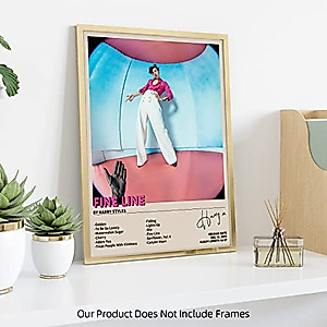 pictures Harry - Styles Posters - Harry's House Music Album Poster Cover Signed Limited Edition Poster Canvas Wall Art Room Aesthetic Decor Set of 6 Frameless 8x10 Inches…