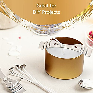 24 Pack 8oz Gold Candle Tins with Lids - Candle Containers for Making Candles, Candle Jars Candle Making Supplies, Candle Vessels Empty Candle Tin DIY