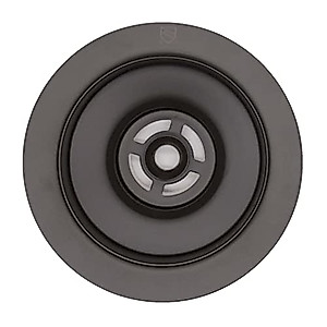 Westbrass D213-12 3-1/2" Wing Nut Twist Style Large Kitchen Sink Basket Strainer, Single, Oil Rubbed Bronze