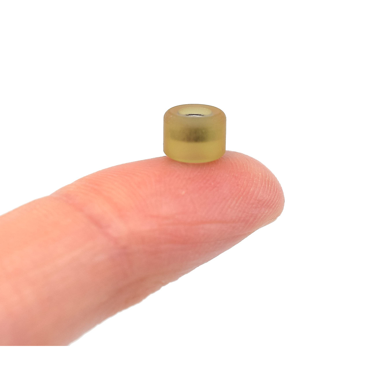 Teak Tuning Apex 61D Urethane Fingerboard Wheels - Mini Shorty Shape, 6.6mm Diameter - ABEC-9 Stealth Bearings - Made in The USA - Honey Colorway