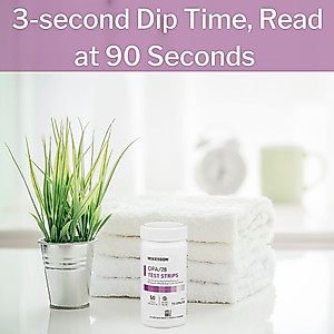 McKesson OPA/28 Test Strips for Concentration Indicator, Single Use, 50 Count, 2 Packs, 100 Total