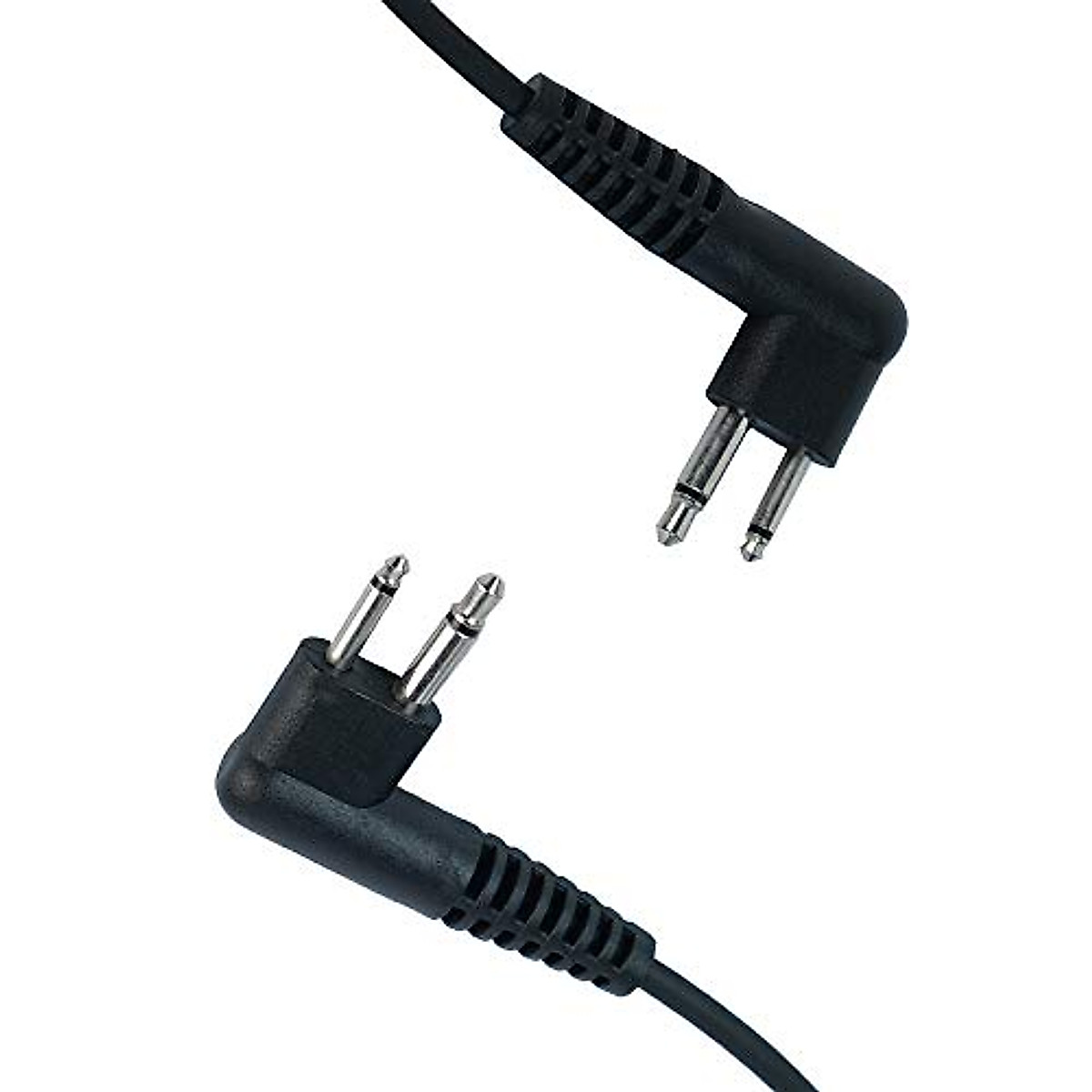 Klykon 2 Pin Motorola Ear Pieces Noise Cancelling Earpiece Headphone Overhead Headset for Motorola walkie Talkie 2 Way Radio Cls1110 Cls1410 Cp200 etc