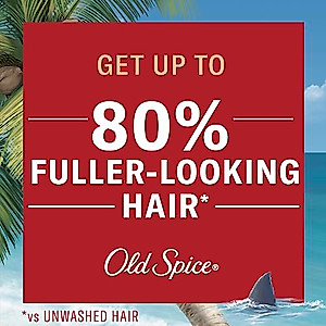 Old Spice Fiji 2-in-1 Shampoo and Conditioner for Men, 21.9 Fl Oz Each, Twin Pack
