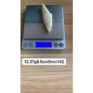 10pcs Unpainted VIB Bait lipless Blanks Fishing 85mm 12.37g Crankbait Simulation Blank Body Clear Hard Plastic Trout Salmon Swimming Sea Bait Topwater Freshwater Plastic Minnow Lure 142 Free Eye