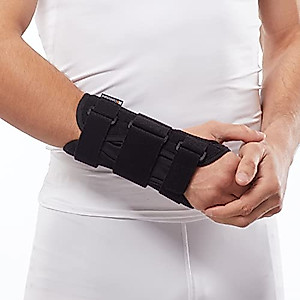 Comforband Deluxe Wrist Brace for Post-Op Wrist Stabilization - Left or Right Hand Breathable Wrist Splint Stabilizer for Carpal Tunnel Syndrome (CTS) Daily Support, Distal Radius Fractures (Broken Wrist) , Tendonitis, Arthritis, Wrist Sprains, Strains, W