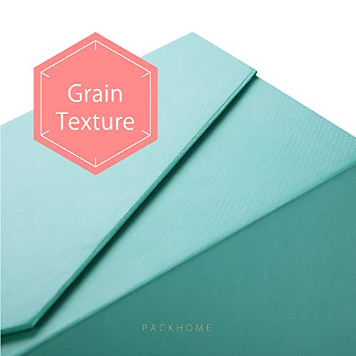 PACKHOME Gift Box 9x6.5x3.8 Inches, Bridesmaid Box, Rectangle Collapsible Box with Magnetic Lid for Gift Packaging (Matte Turquoise, Grain Texture)