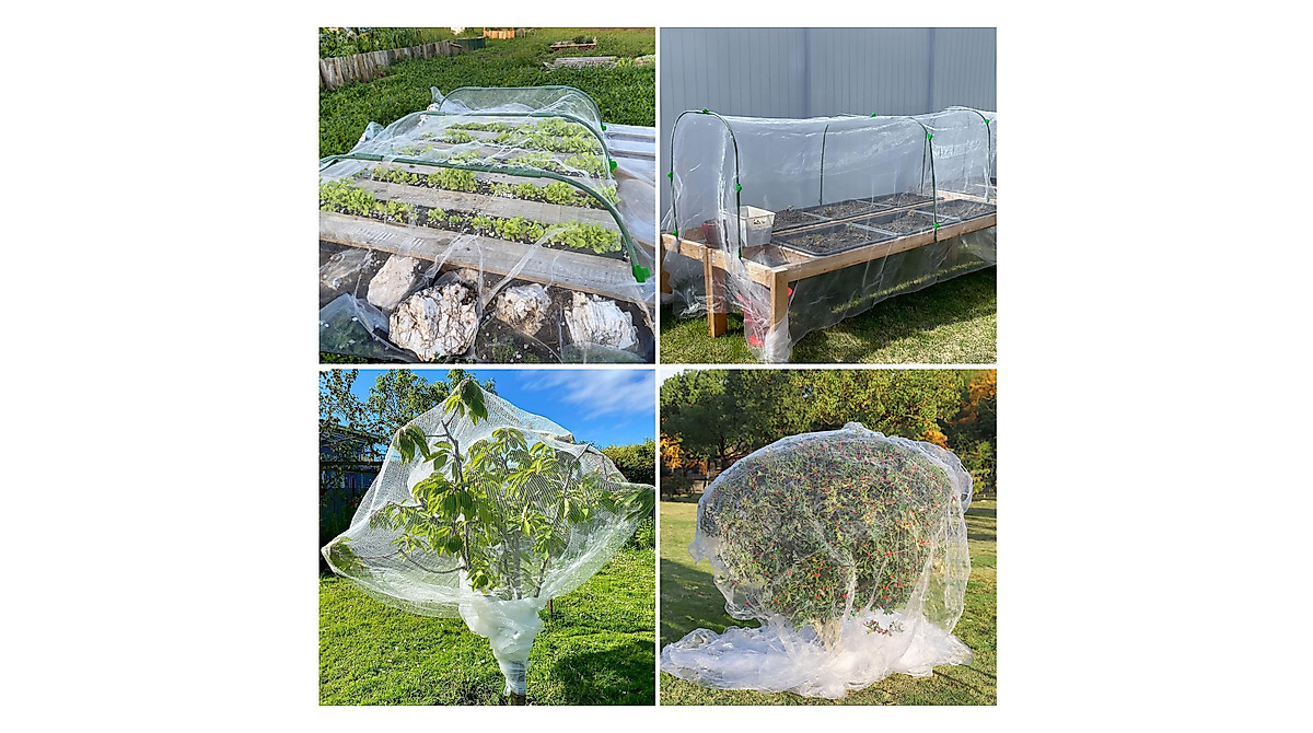 GonLei Garden Netting Kit - 10x25FT for Plant Protection