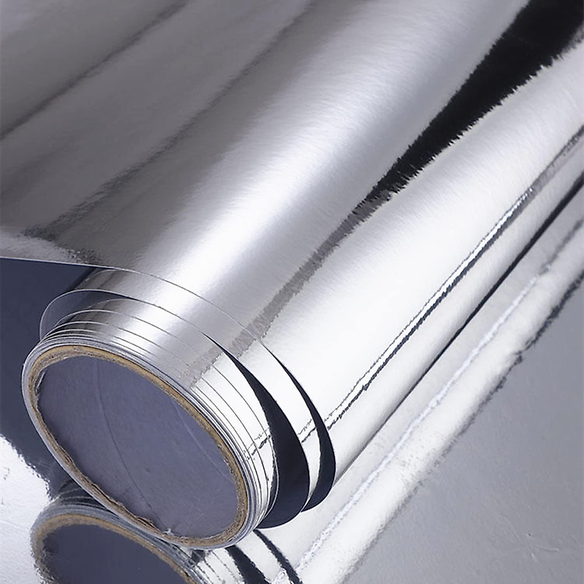 24''x78''Chrome Mirror Silver Vinyl Wrap Sticker Decal Film Sheet,Self-Adhesive