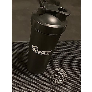 Yeti Fitness & Nutrition Classic Shaker Bottle for Protein Shakes and Pre Workout Drinks | BPA Free | Black