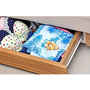 TooGet Natural Camphor Ball Fresh Cinnamomum Camphora Root for Clothes Storage, Closets & Drawers - 30 Balls & 6 Bags