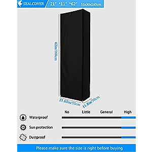 Sealcover 6-Tier Storage Shelf Wire Shelving Cover,Wire Rack Cover, High Density Shelf Cover W21.65 xD11.8 xH62, Black Storage Rack Cover Used to Cover Sundries.