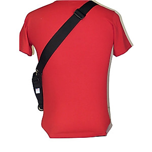 Bandolier Shoulder Holster 2"-2 1/2" Small Revolver 38, 357, 22 - J Frame Black