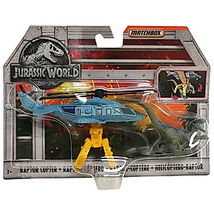 MATCHBOX JURASSIC WORLD DINO TRANSPORTERS Raptor Copter