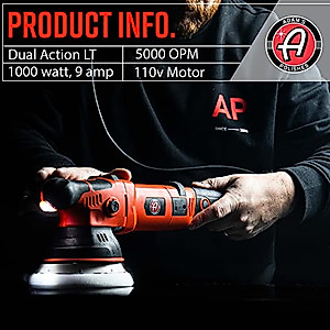 Adam’s SK Pro 15mm Car Polisher Kit (7 Item) - Professional Buffer Polisher for Car Detailing | Use W/Car Polish, Polishing Compound, or Car Scratch Remover | Car Wash Clay Bar Ceramic Coating