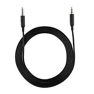 Zopsc Head-Mounted Gaming Headset Cable Male to Male with 3.5mm Gold-Plated Plug, Suitable for Logitech Astro A10 A40 A30 A50