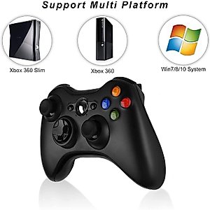 YUDEG Xbox 360 Wireless Controller Joystick Gampad for Xbox 360 PC Windows 7