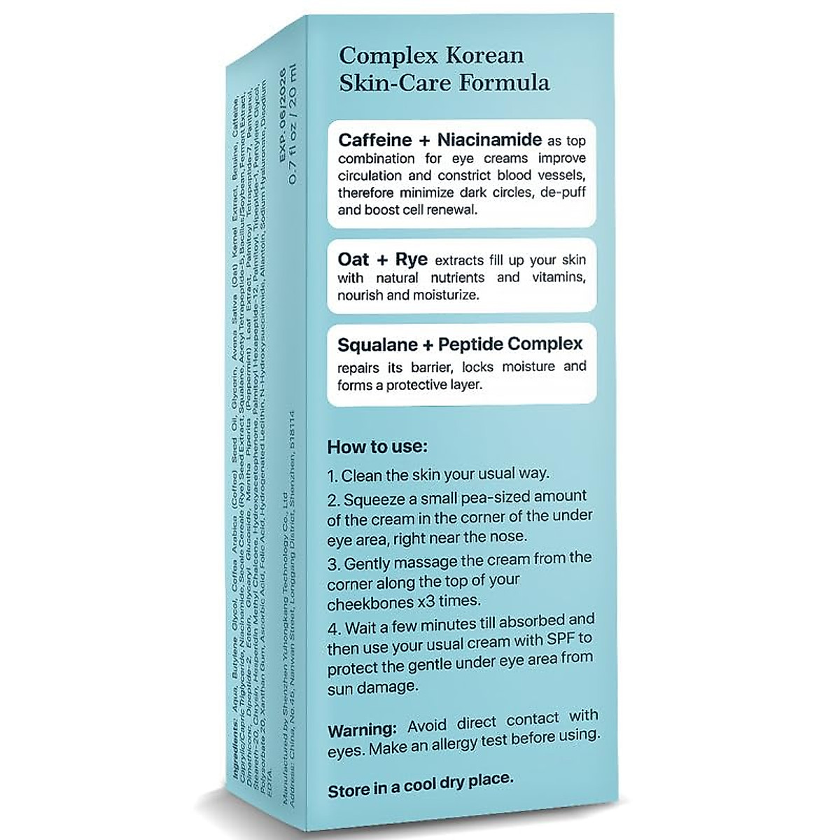 SPRING SISTERS Caffeine Eye Cream