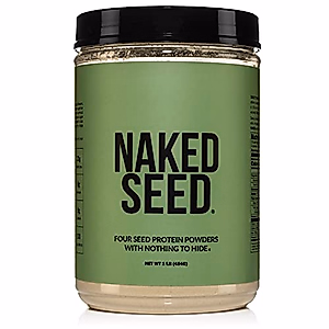 Naked Seed – 4 Seed Protein Powder, Only 4 Ingredients - Chia, Watermelon, Sunflower and Pumpkin Seed Protein – Gluten-Free, Soy Free, Vegan, No GMOs, No Artificial Sweeteners – 15 Servings