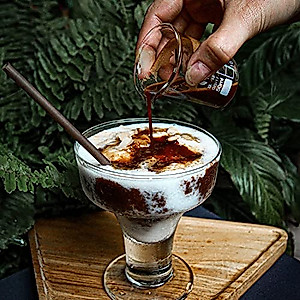 EQUO Coffee Drinking Straws, Disposable, Biodegradable, Compostable, and Plastic-Free, Pack of 50, Boba