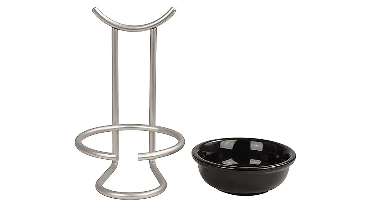 Spectrum Diversified Euro Standing Spoon Rest with Ceramic Dish Upright ...