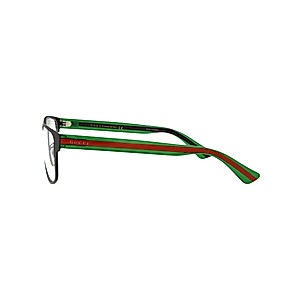 Gucci Square/Rectangle Optical Frames Black Green Red Luxury Eyewear Made In Italy Metal Frame Designer Fashion for Everyday Luxury