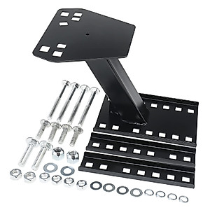 Yaegoo Spare Tire Carrier, Spare Tire Mount for 4 & 5 & 6 & 8 Lugs Trailer Wheels on 4" 4.5'' 4.75'' 5" 5.5" 6" 6.5" Bolt Patterns